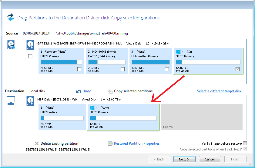 Restoring a UEFI/GPT System image to MBR - KnowledgeBase v7.2 - Macrium Reflect Knowledgebase